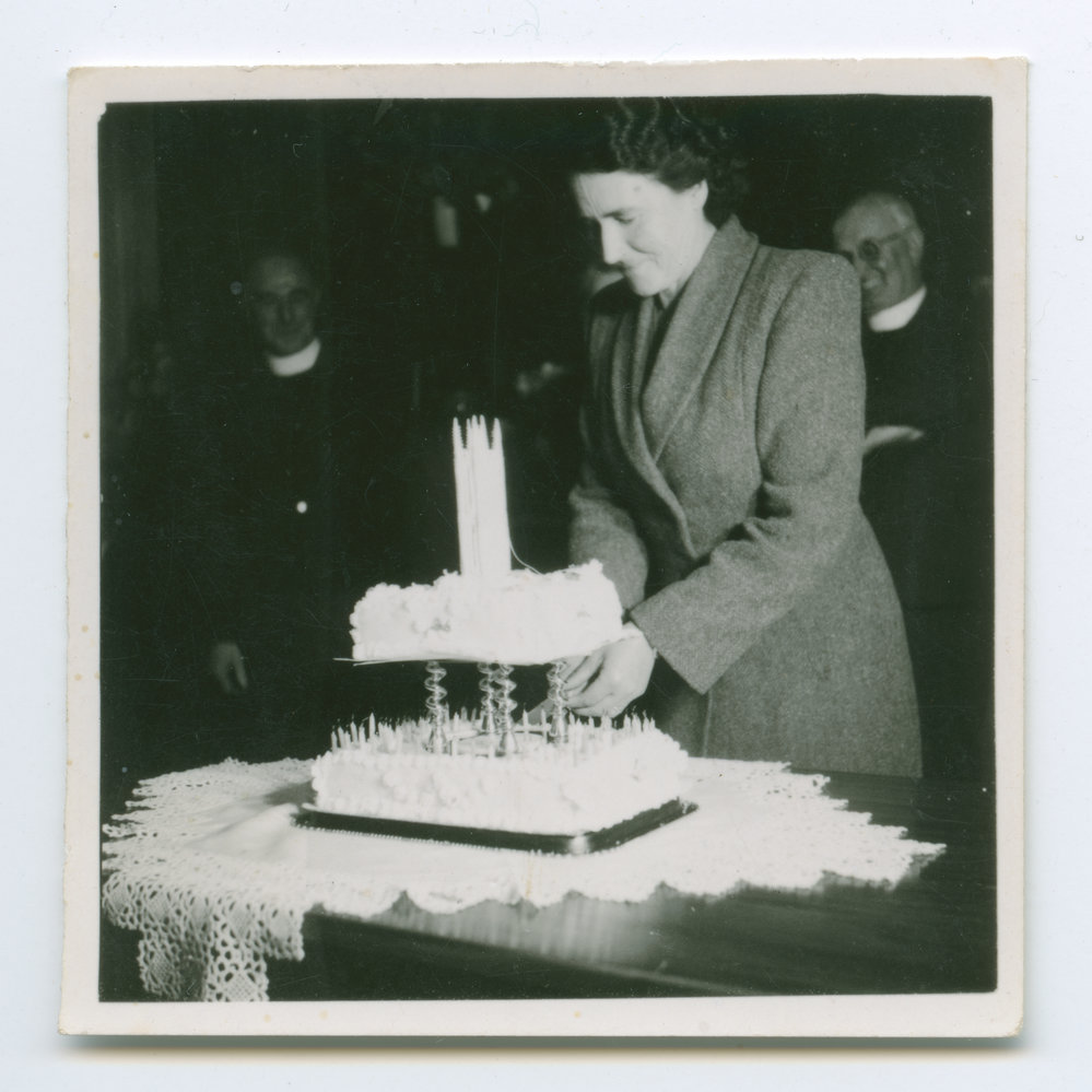 Cutting the 75th Anniversary cake | Presbyterian Research Centre